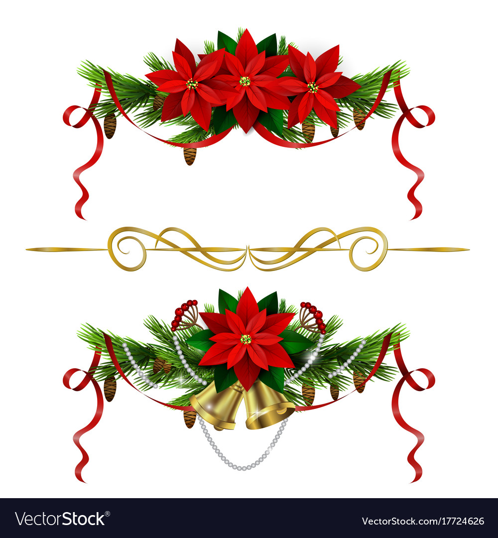 Christmas elements for your designs Royalty Free Vector