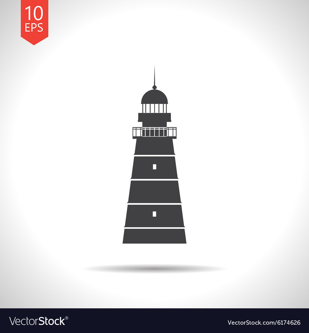 Lighthouse icon Royalty Free Vector Image - VectorStock