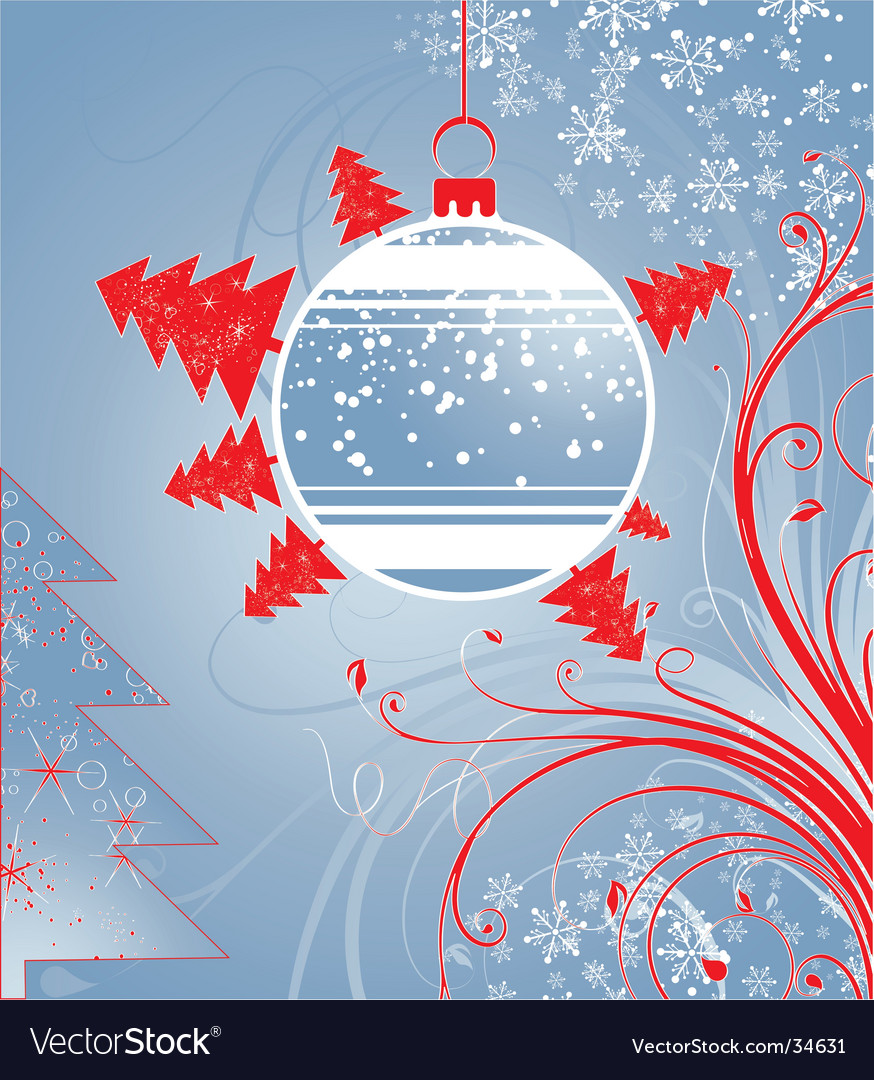 Christmas theme Royalty Free Vector Image - VectorStock