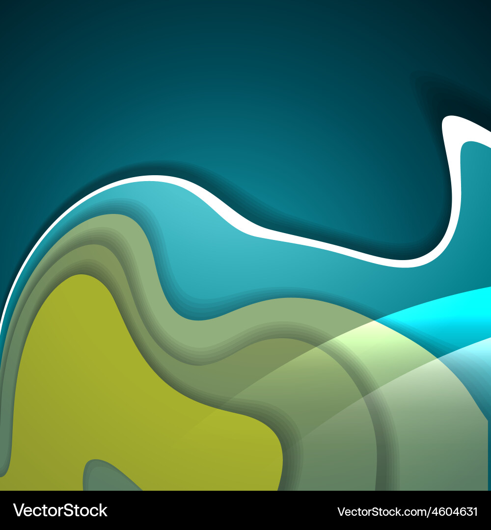 Colorful wave background Royalty Free Vector Image