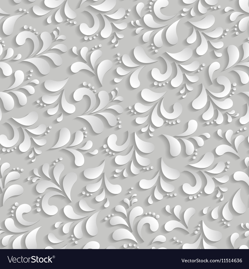 Seamless abstract floral background Royalty Free Vector
