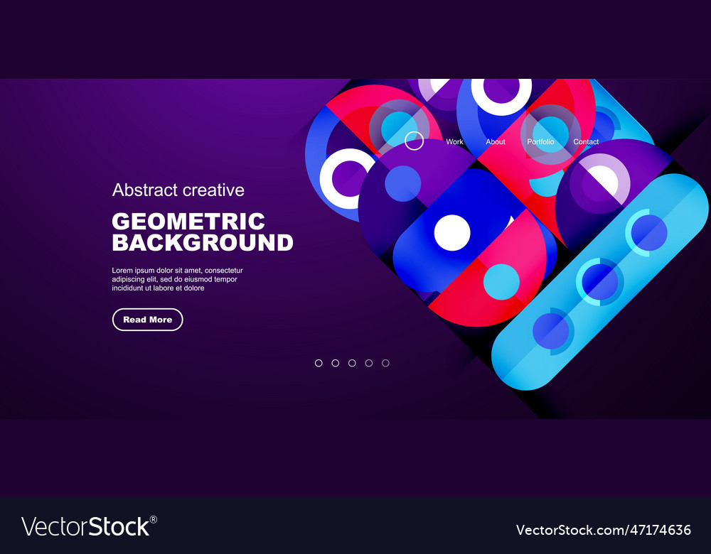 Simple circles and round elements pattern Vector Image