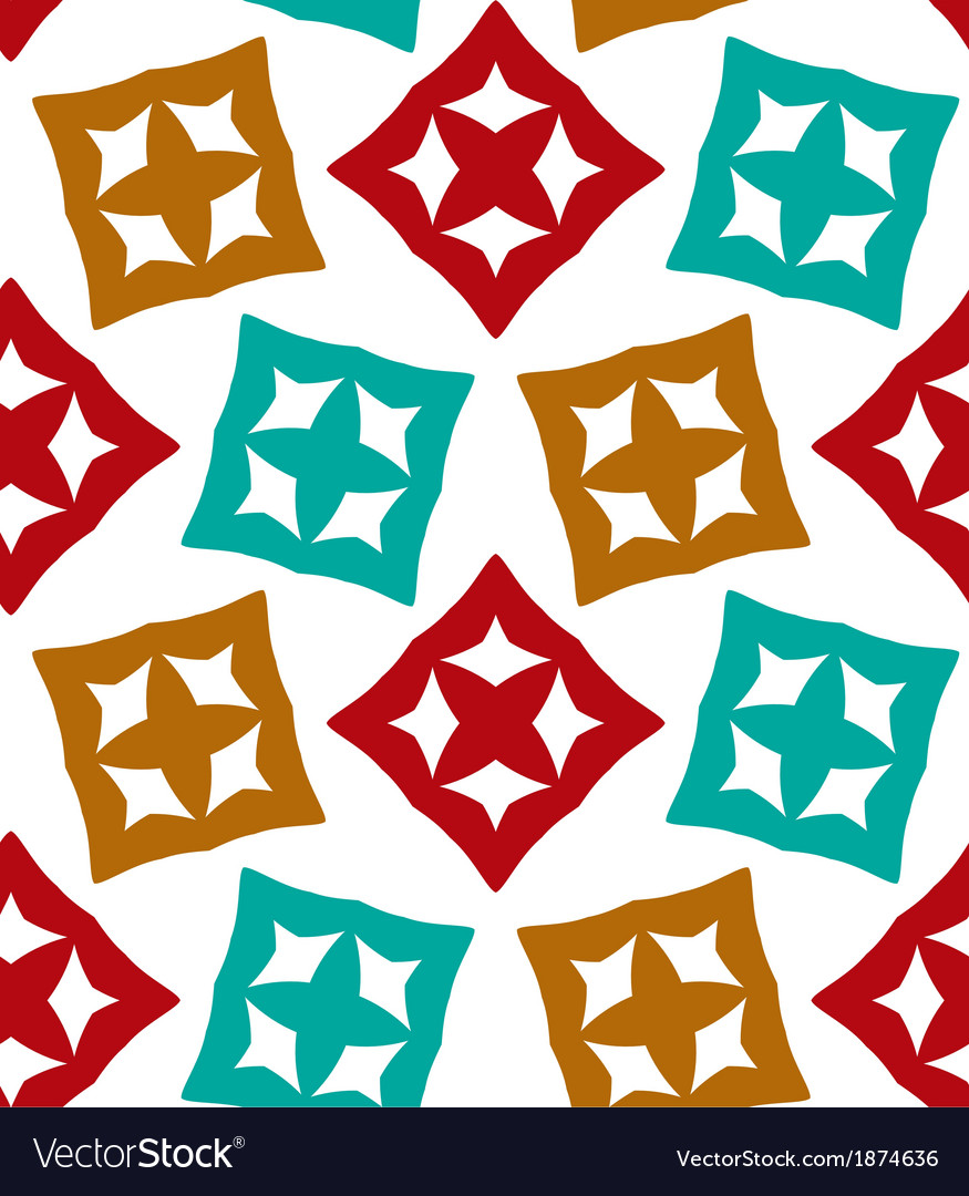 Squares seamless pattern Royalty Free Vector Image