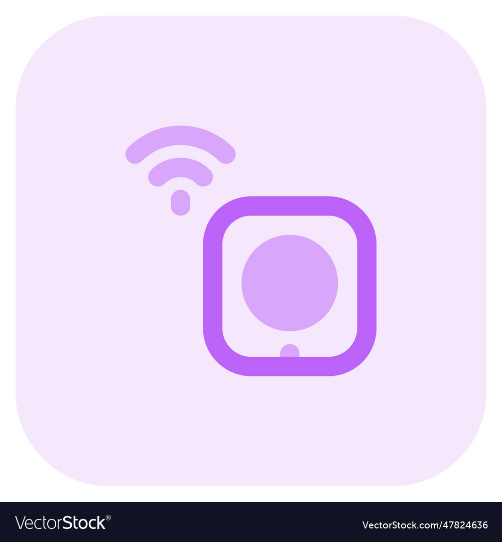 Wireless mounted motion sensor for tracking Vector Image