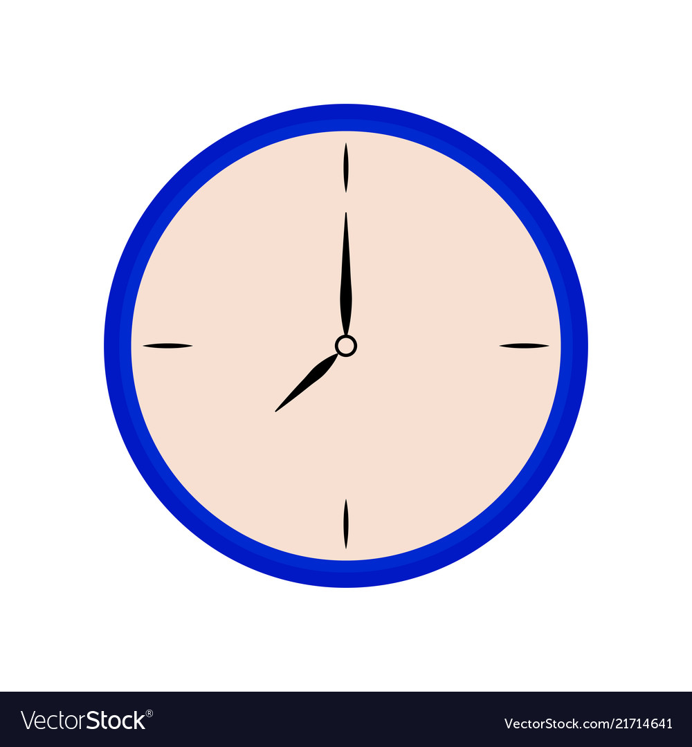 Abstract clock Royalty Free Vector Image - VectorStock