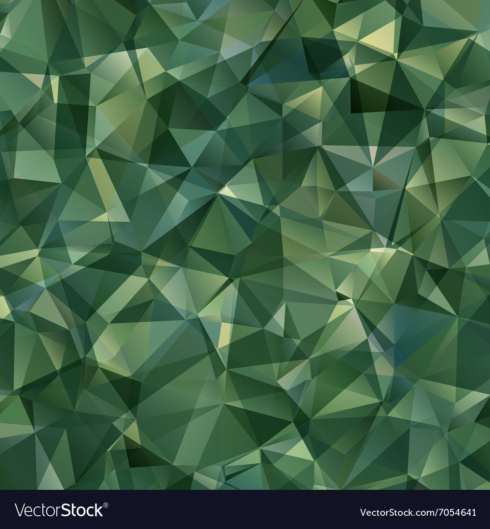 Abstract green triangle background Royalty Free Vector Image