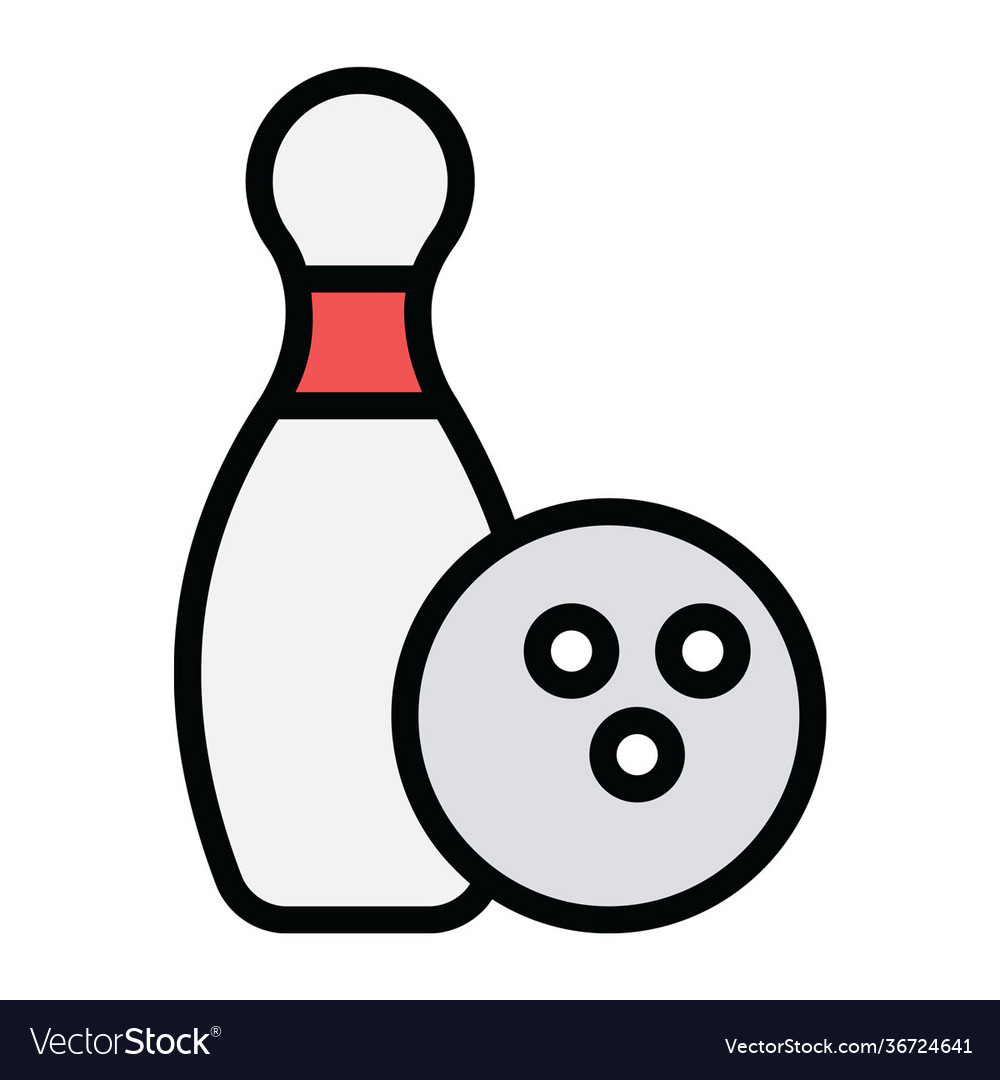 Bowling Royalty Free Vector Image - VectorStock