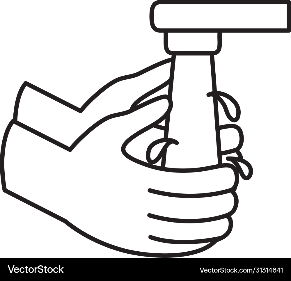 Covid 19 coronavirus prevention washing hands Vector Image