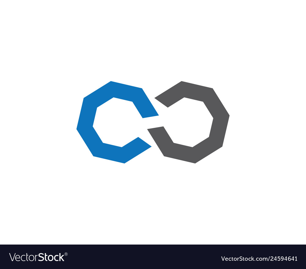 Infinity logo icon Royalty Free Vector Image - VectorStock