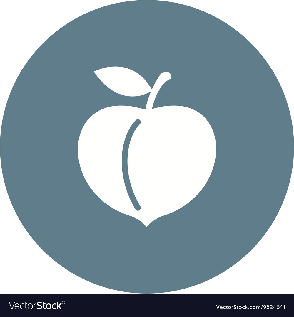 Peach Royalty Free Vector Image - VectorStock