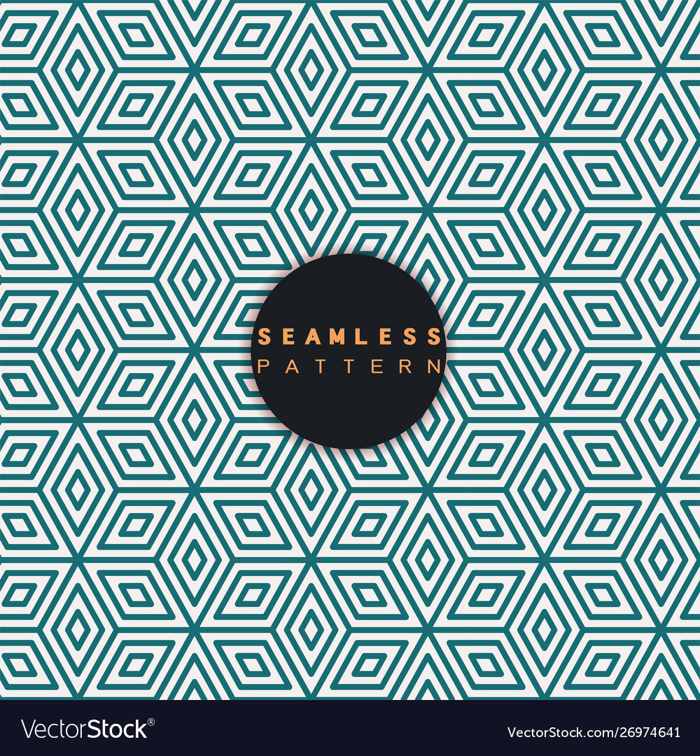 Seamless pattern repeating geometric tiles Vector Image
