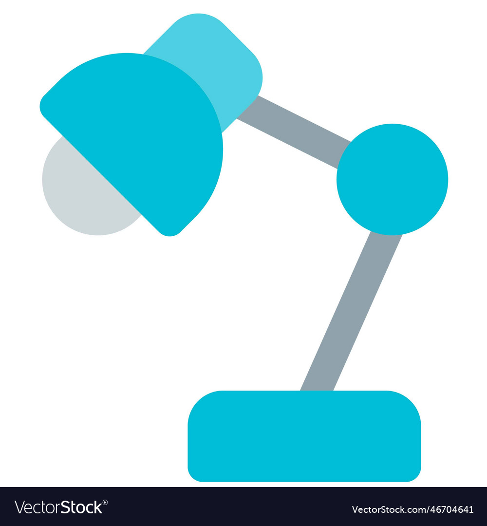 Studying friendly foldable table light Royalty Free Vector