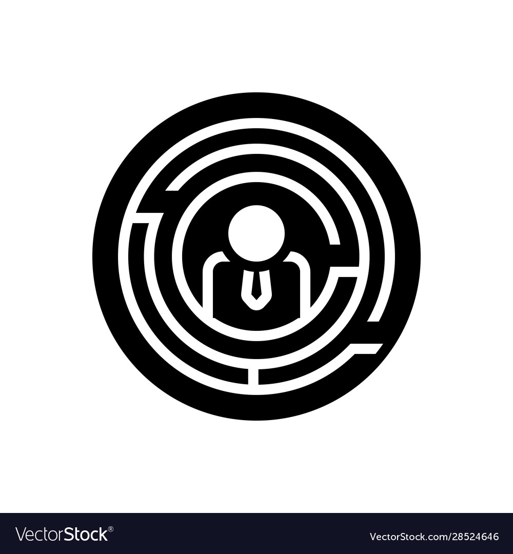 Businessman with doubts Royalty Free Vector Image