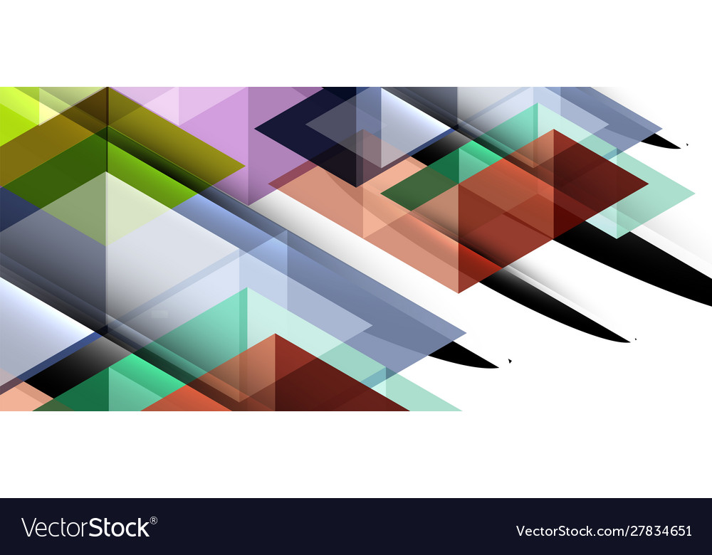Abstract concept triangle graphic element Vector Image