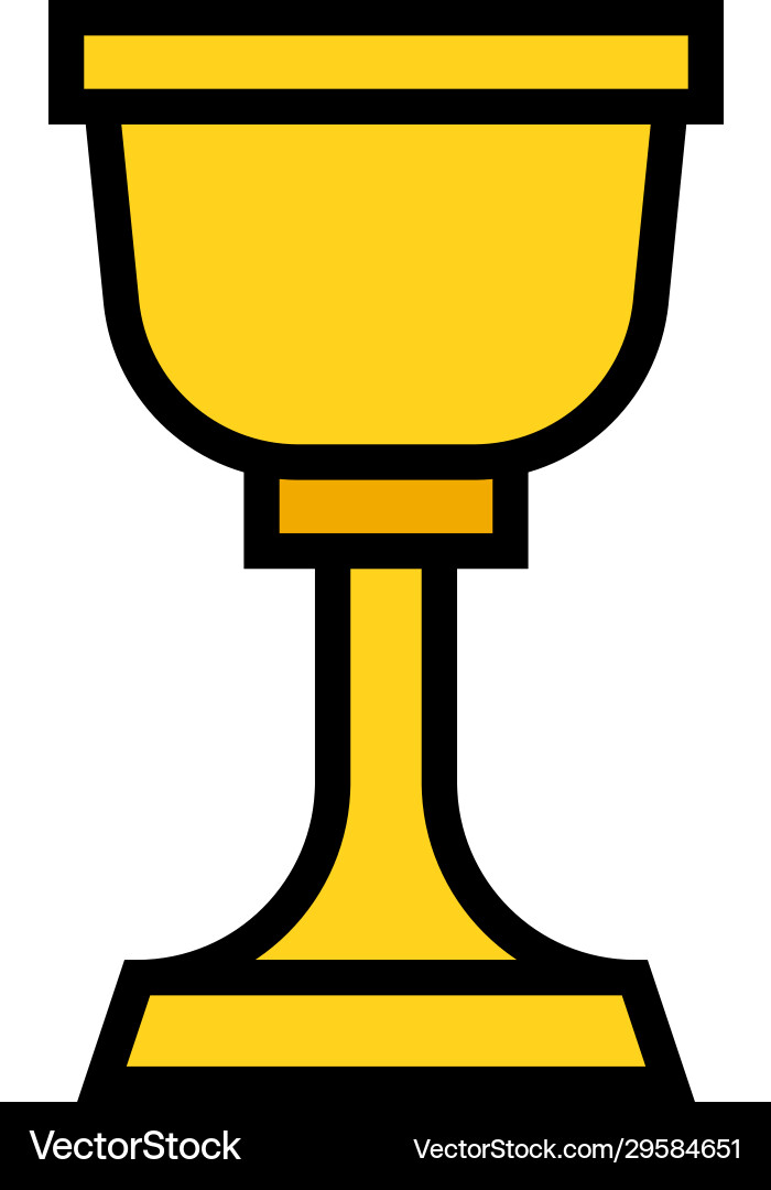 Holy grail icon saint patricks day related Vector Image