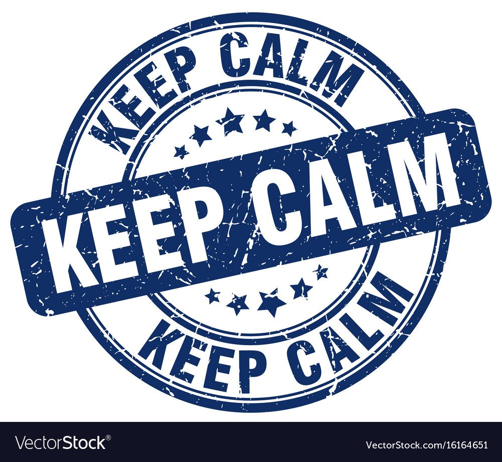Keep calm stamp Royalty Free Vector Image - VectorStock