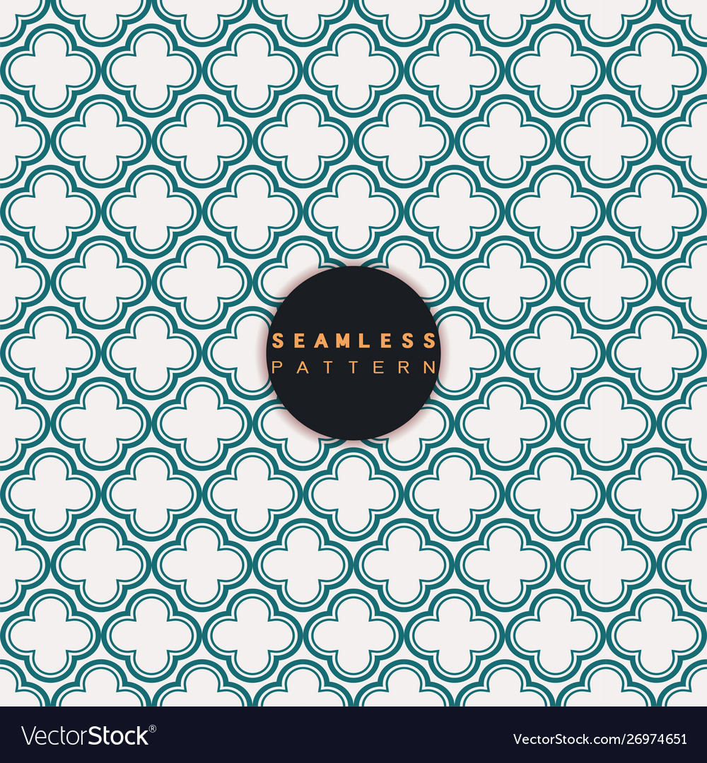 Seamless pattern repeating geometric tiles grid Vector Image