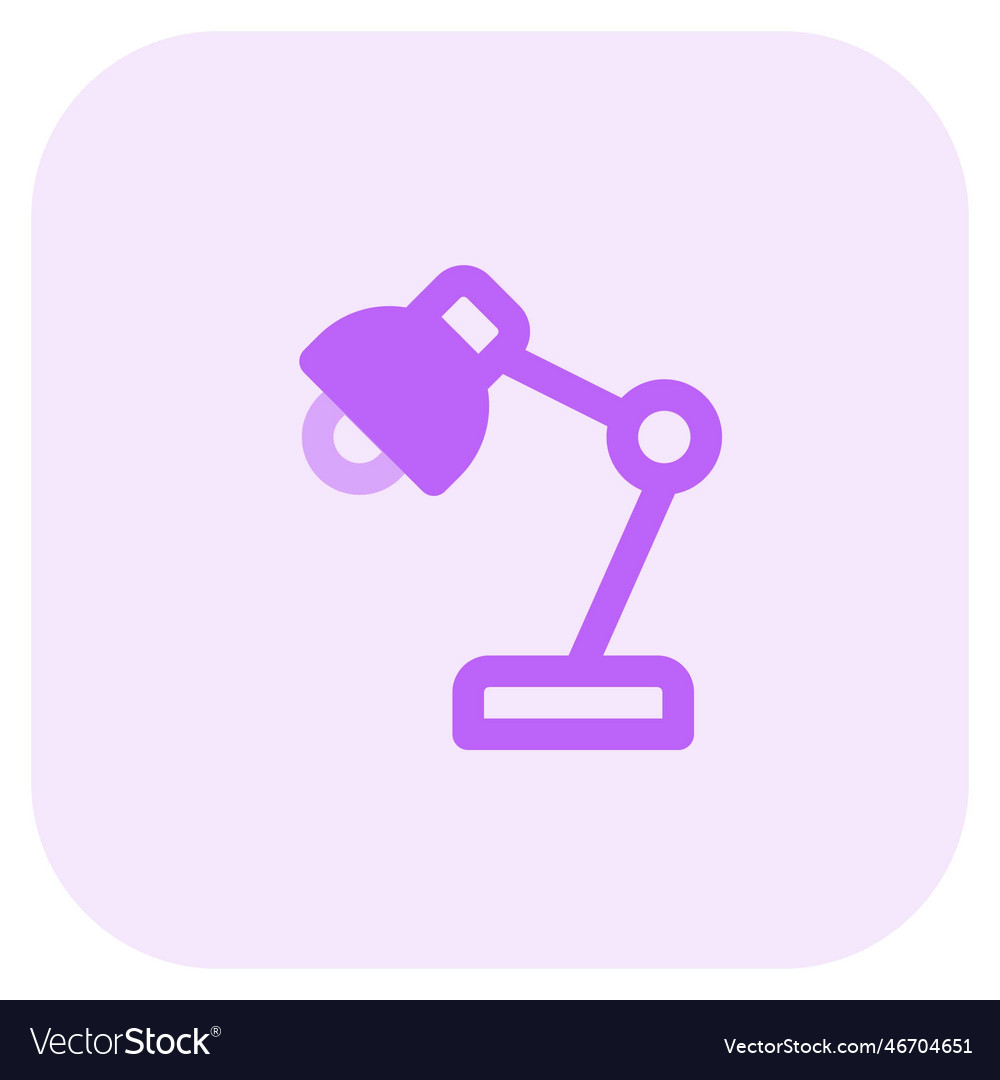 Studying friendly foldable table light Royalty Free Vector