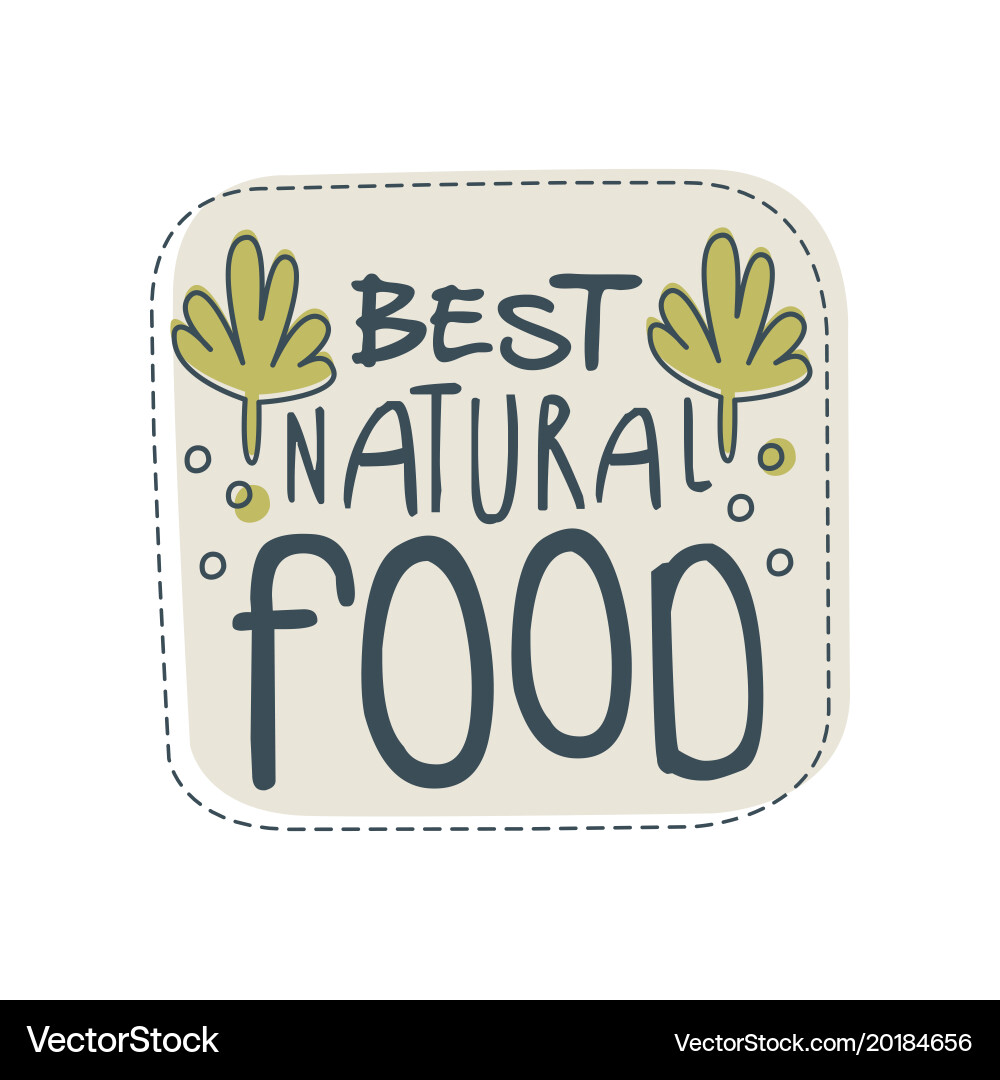 Beast natural food logo template label Royalty Free Vector