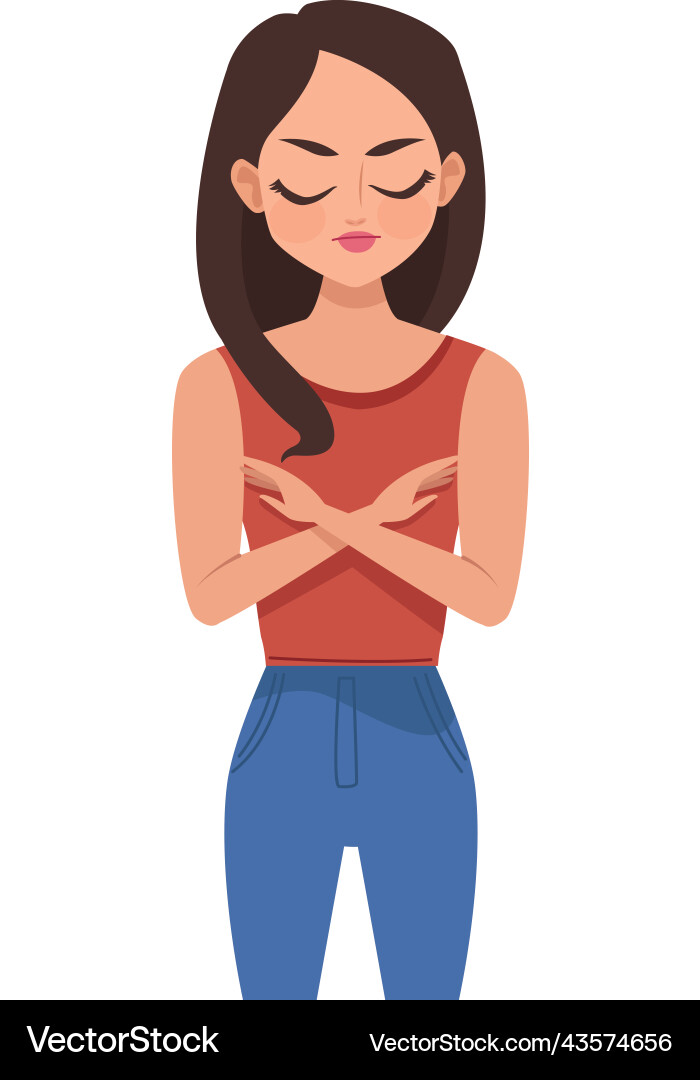 Beautiful angry woman Royalty Free Vector Image