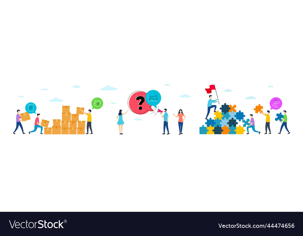 Bureaucracy document and trade chart minimal line Vector Image