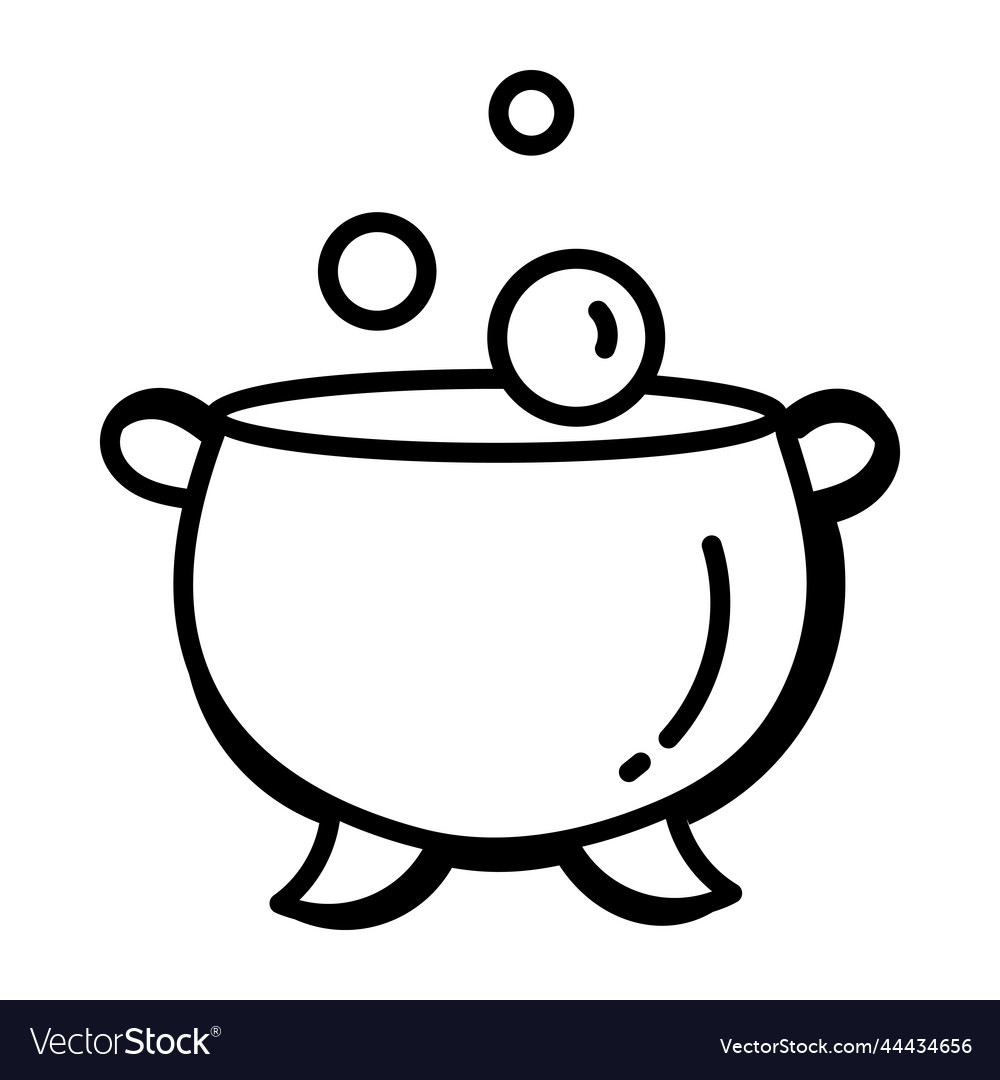 Cauldron Royalty Free Vector Image - VectorStock