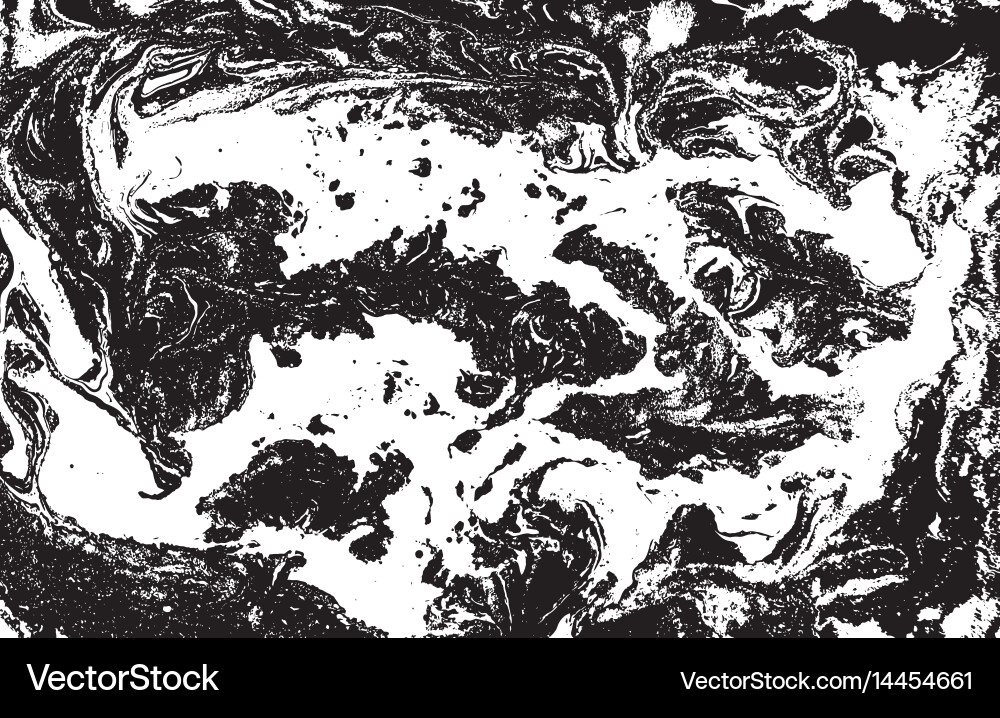 Black and white liquid texture watercolor hand Vector Image
