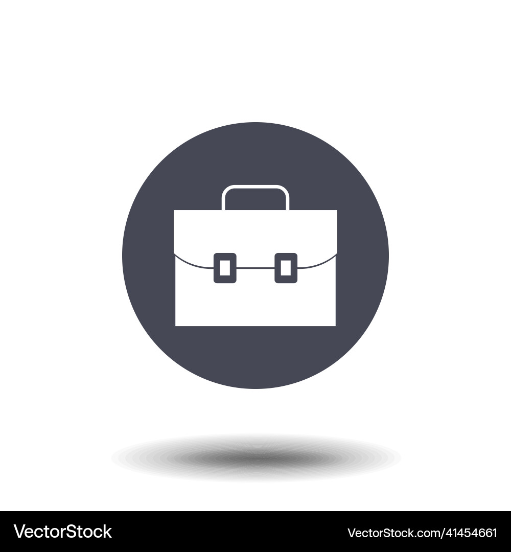 Briefcase icon one of set web icons Royalty Free Vector