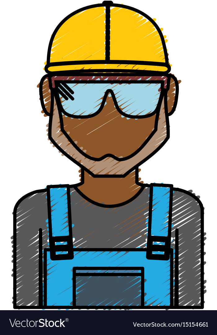 Construction worker icon Royalty Free Vector Image