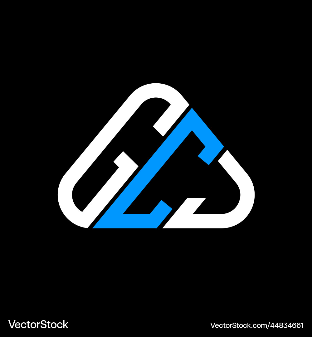 Gcj letter logo creative design with graphic Vector Image