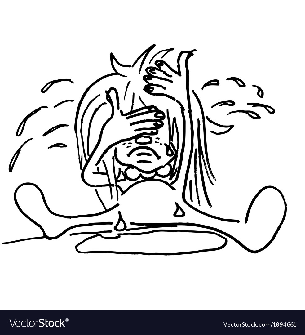 Weep Royalty Free Vector Image - VectorStock