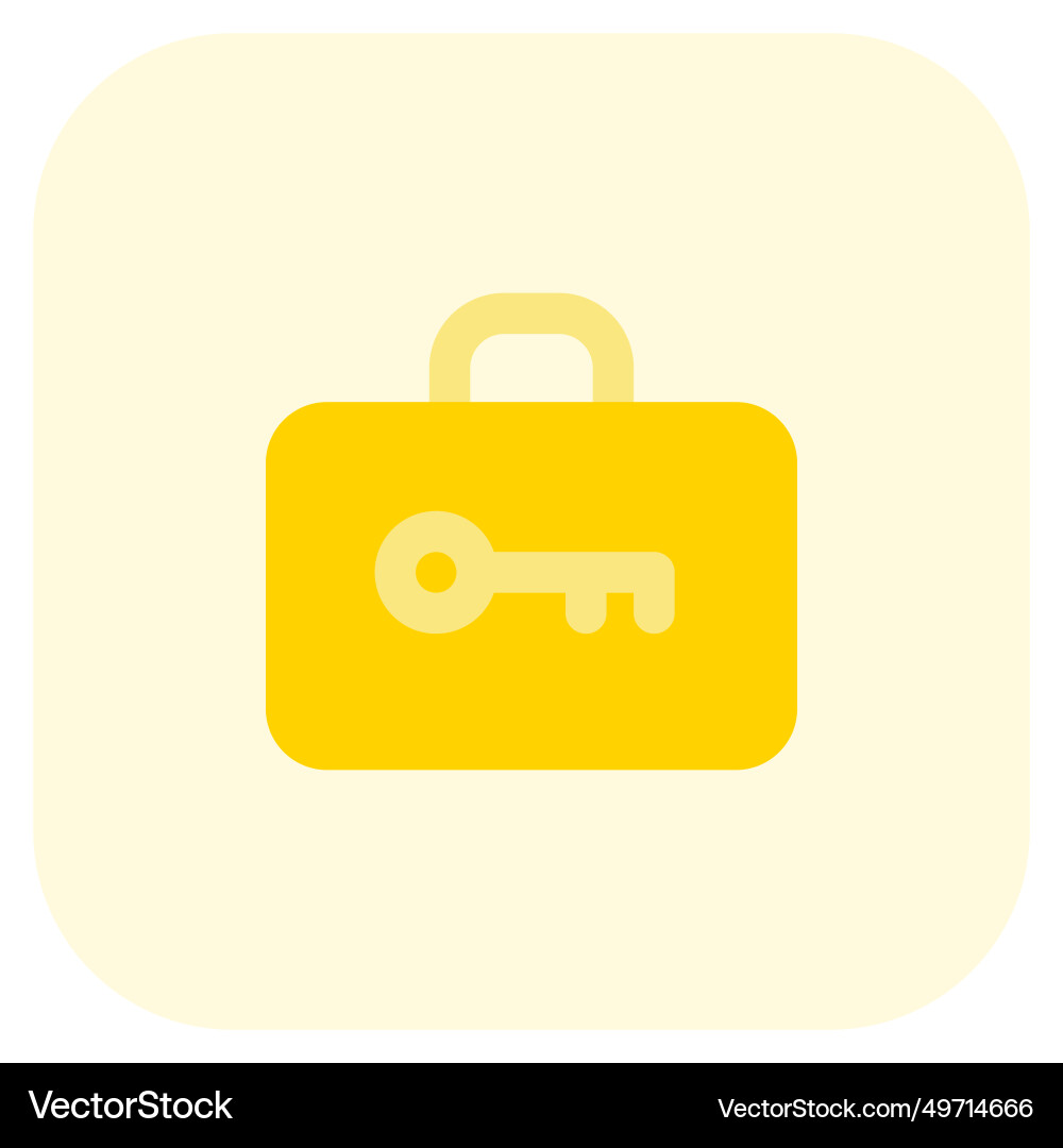 Locked storage for luggage ensuring safety Vector Image