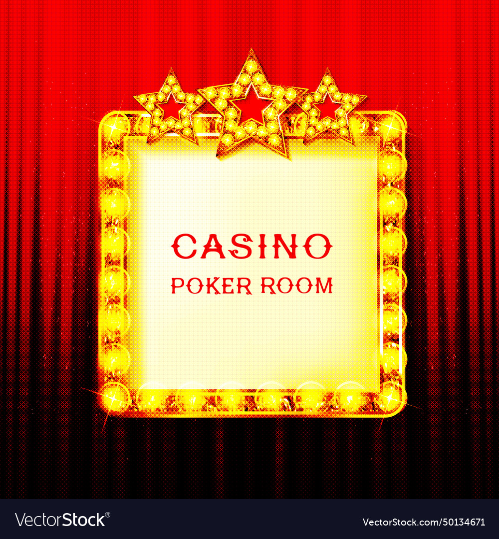 Frame with glowing shiny led light bulbs Vector Image