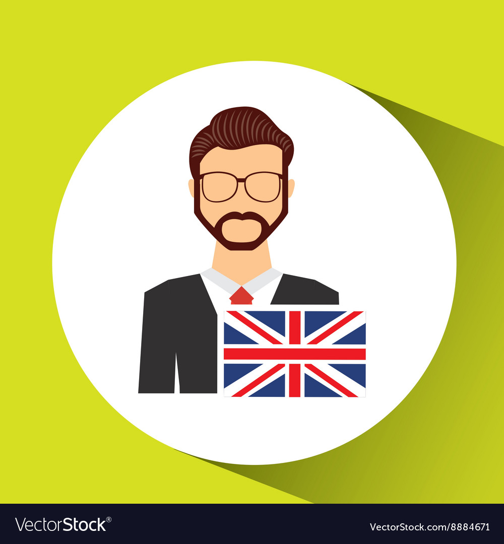 Learn english design Royalty Free Vector Image