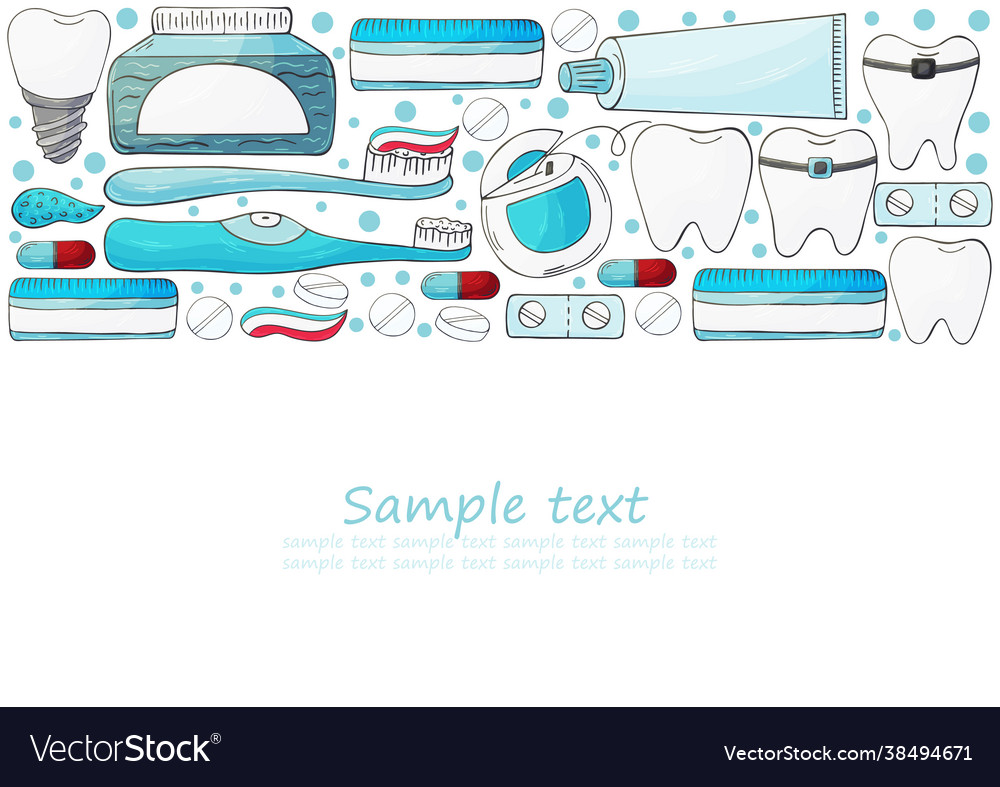 Rectangular flyer banner set elements Royalty Free Vector
