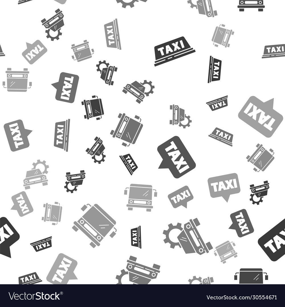 Set Taxi Car Rocar Service Map Pointer Royalty Free Vector 