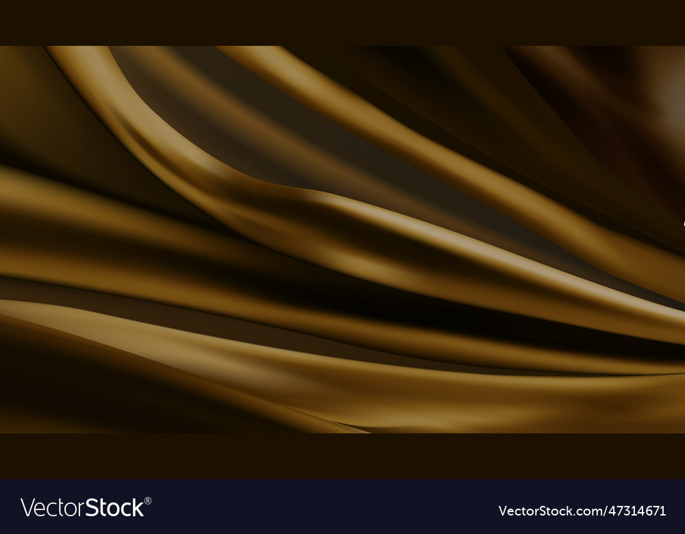 Wave silk cloth abstract luxury elegant design Vector Image
