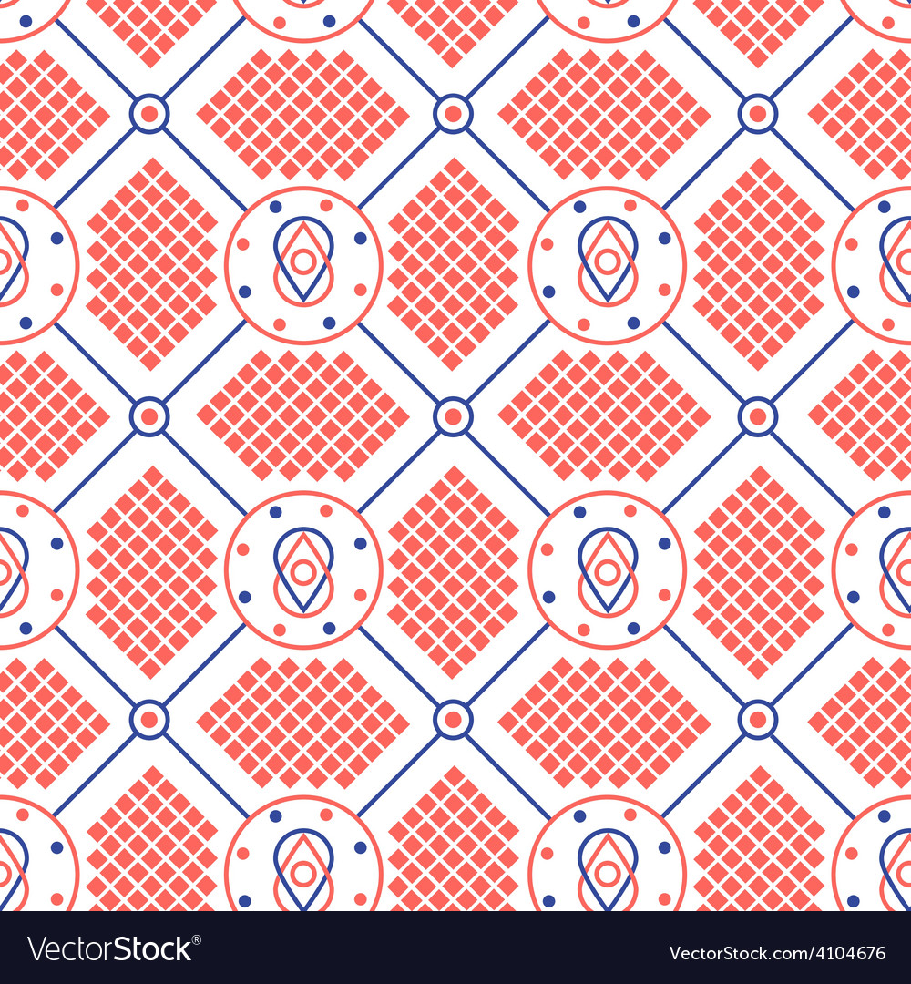 Abstract seamless modern pattern Royalty Free Vector Image