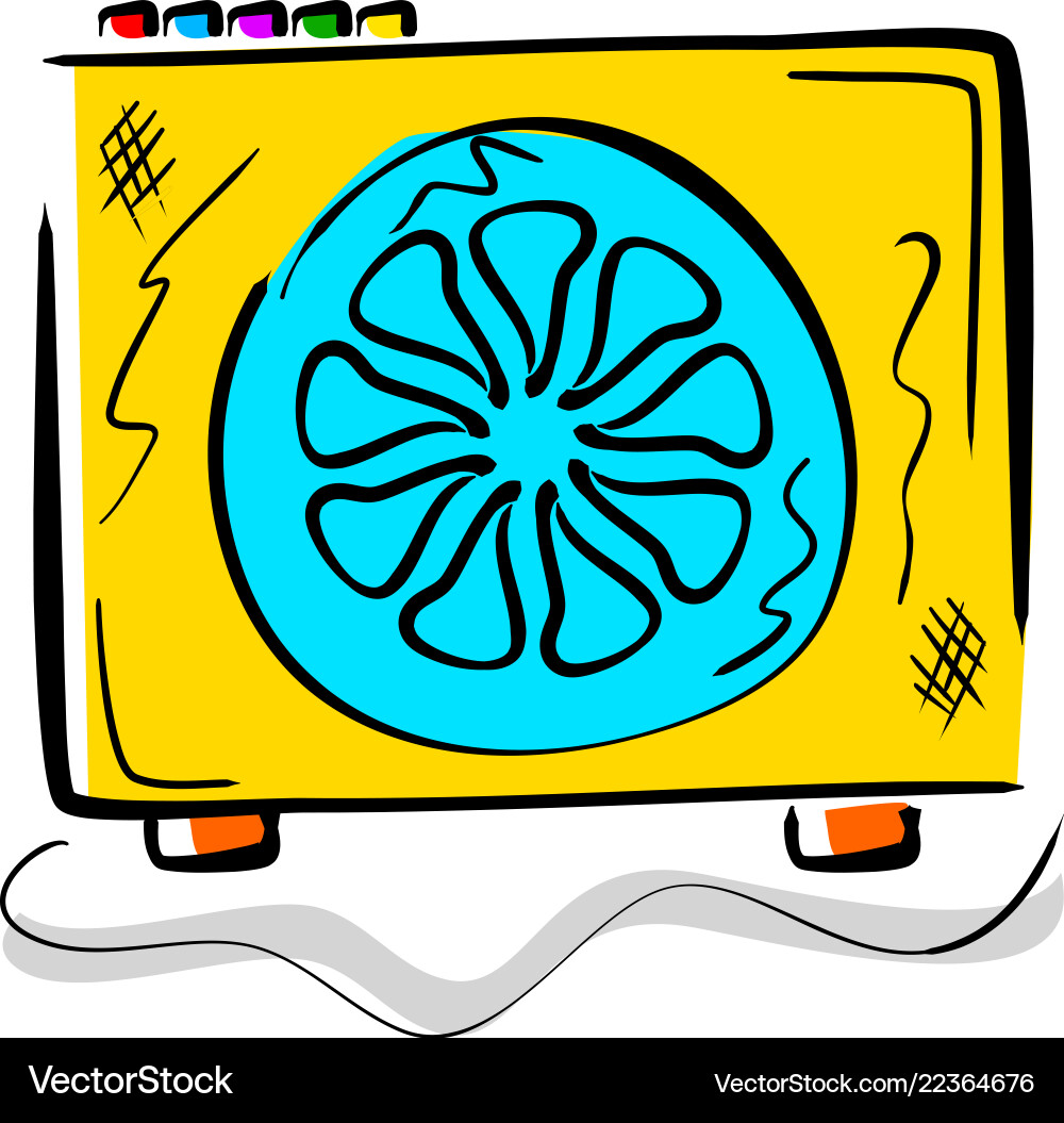 Fan company logo design template logotype icon Vector Image
