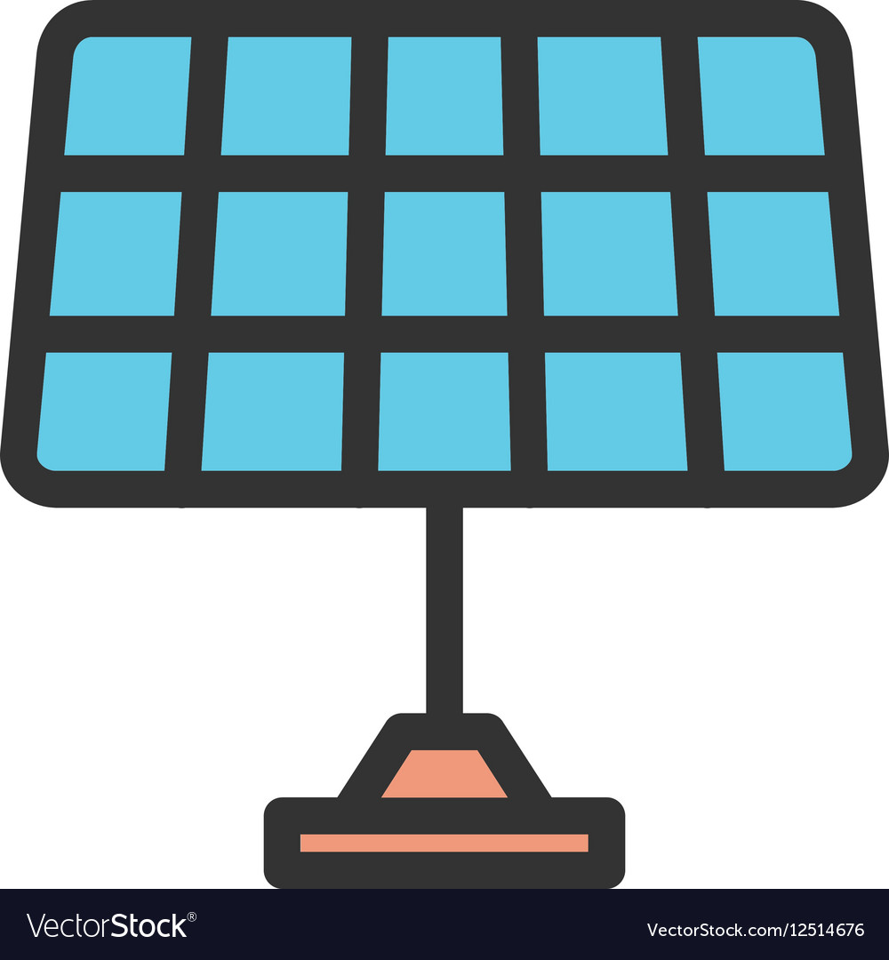 Solar panel Royalty Free Vector Image - VectorStock