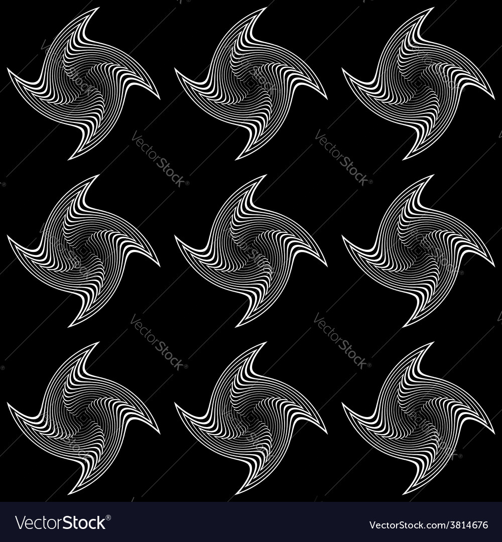 Whirl movement textured pattern Royalty Free Vector Image
