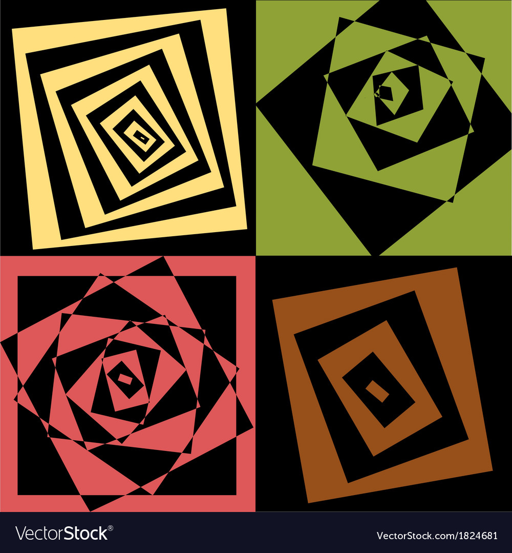 Spiral effect background Royalty Free Vector Image