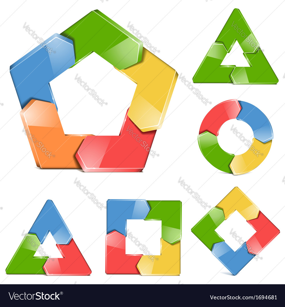 System cycle set 2 Royalty Free Vector Image - VectorStock