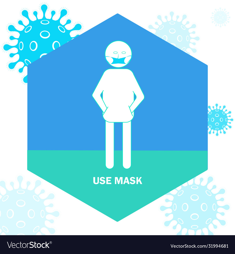 Use mask to prevent different virus Royalty Free Vector Use mask to prevent different virus Royalty Free Vector
