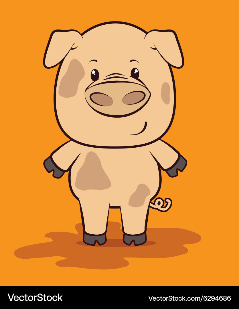 Animal cartoon graphic design Royalty Free Vector Image