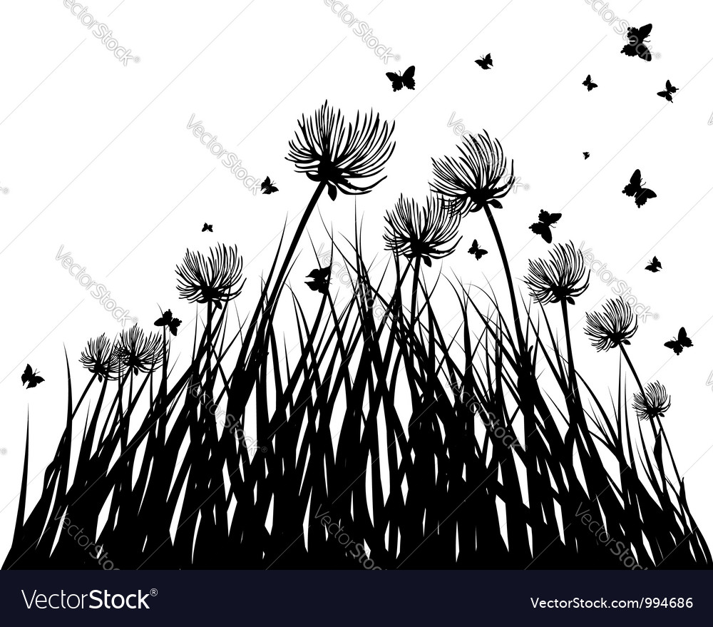 Meadow Royalty Free Vector Image - VectorStock