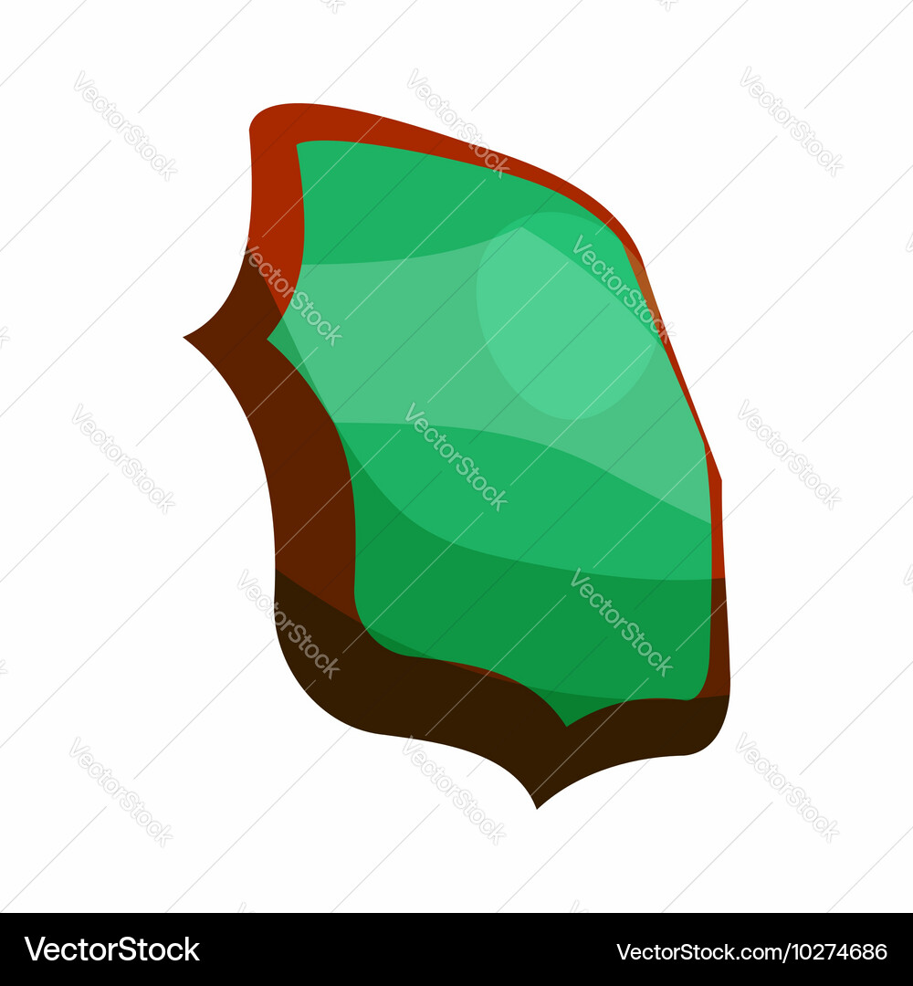 Military shield icon cartoon style Royalty Free Vector Image