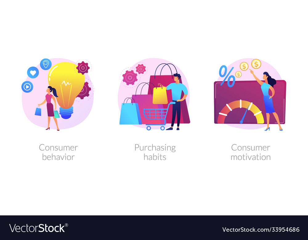 Purchase decision process concept metaphors Vector Image Purchase decision process concept metaphors Vector Image