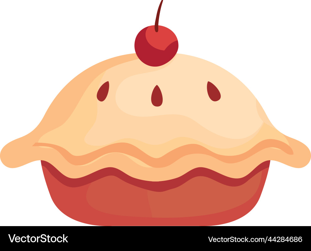 Thanksgiving sweet pie Royalty Free Vector Image