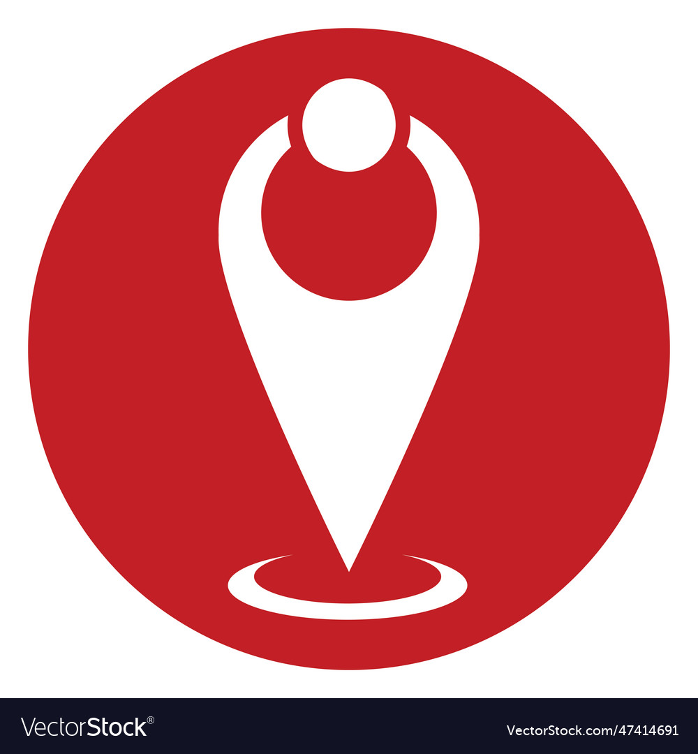 Map logo location Royalty Free Vector Image - VectorStock